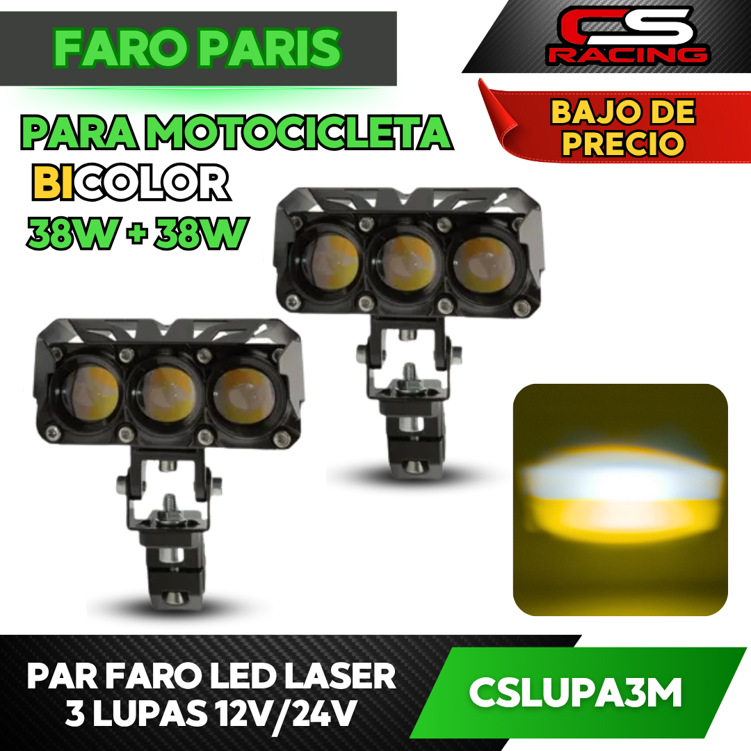 FARO DE LED LÁSER PARIS CSLUPA3M – GRUPO COLLIN´S