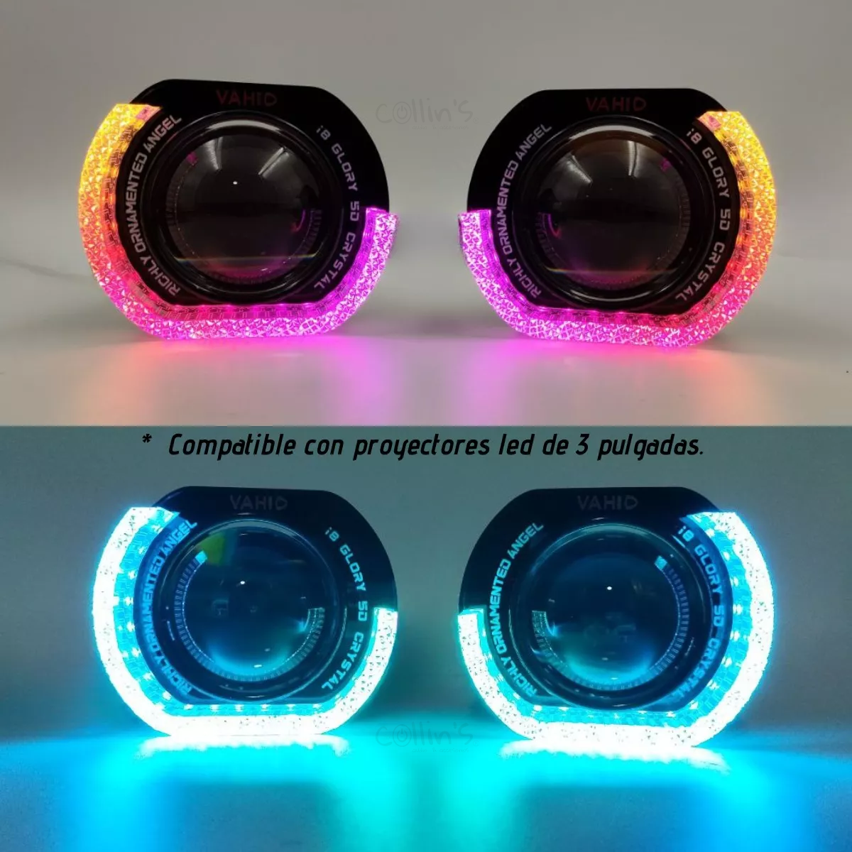 OJO DE ANGEL PREMIUM CS RACING 3″ CSI8LWRGB – GRUPO COLLIN´S