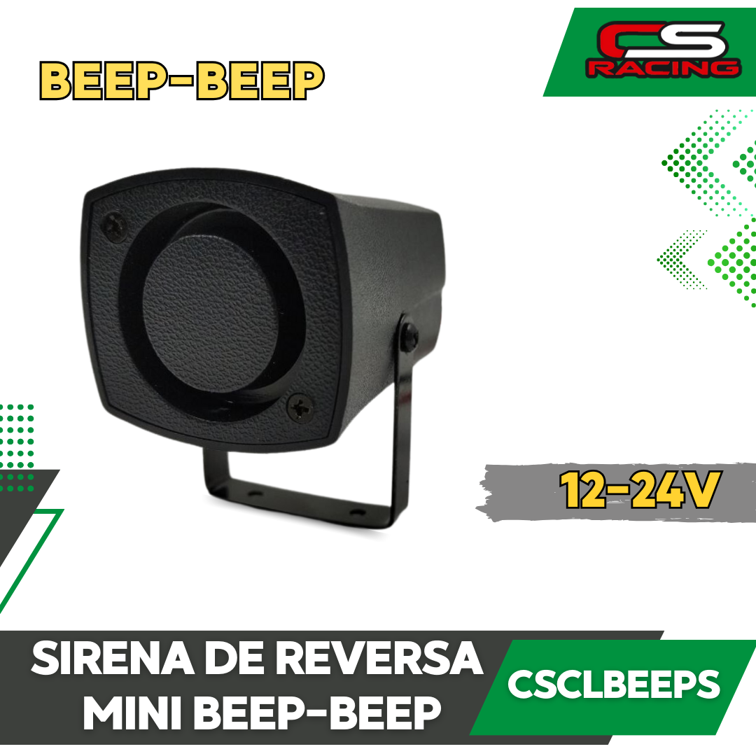 SIRENA DE REVERSA MINI BEEP – BEEP CS RACING CSCLBEEPS – GRUPO COLLIN´S