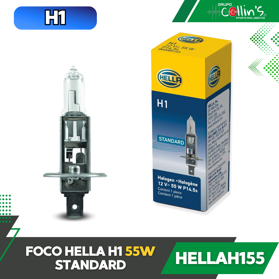 FOCO H1 55W HELLA HELLAH155 – GRUPO COLLIN´S
