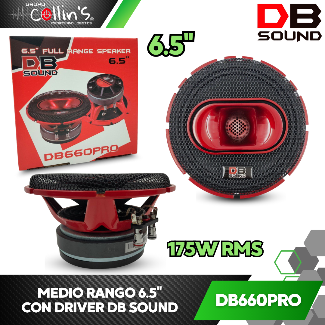 MEDIO RANGO 6.5″ DB660PRO – GRUPO COLLIN´S
