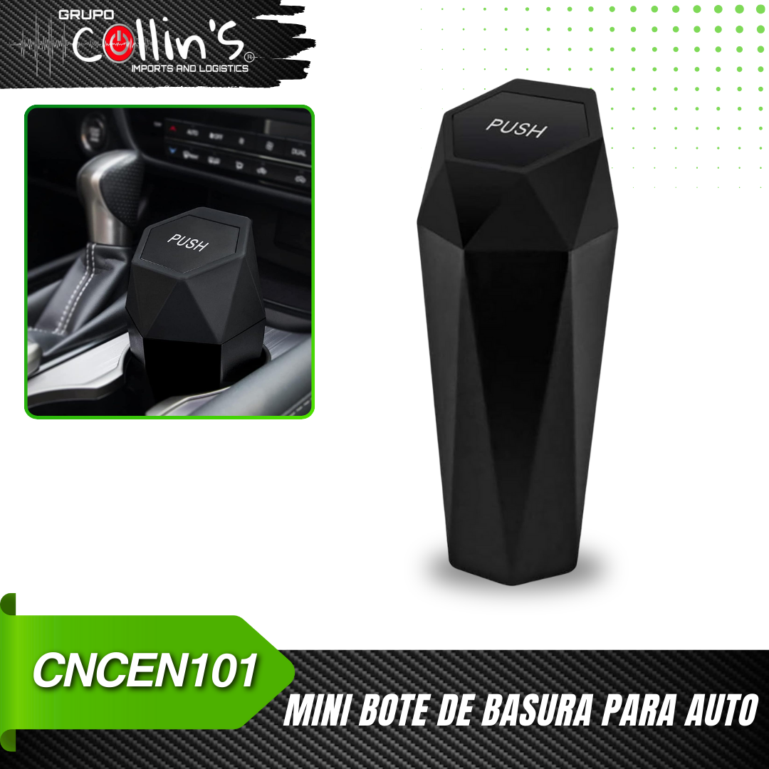 MINI BOTE DE BASURA PARA AUTO CNCEN101 – GRUPO COLLIN´S